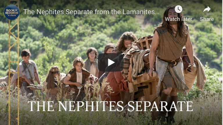 Book of Mormon Videos (#9): The Nephites Separate from the Lamanites, 2 ...