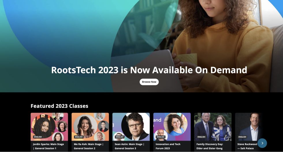 Family Discovery Day at Rootstech 2023: Elder and Sister Gong | Giuseppe Martinengo